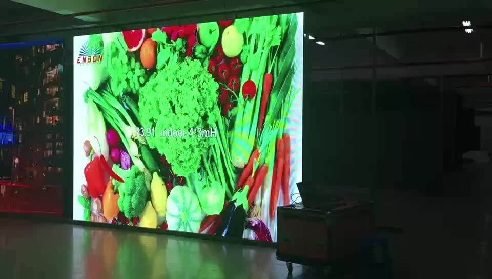 4mx3m P3.91 Hd Video Wall Indoor Led Display With Flexible 500x1000mm ...
