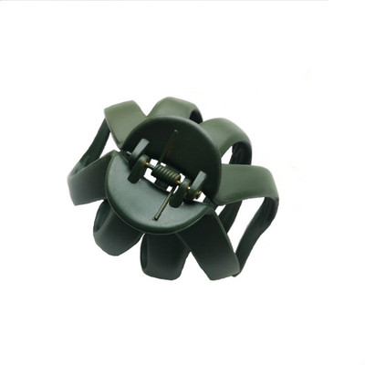 韩版气质纯色pc树脂大号码发夹