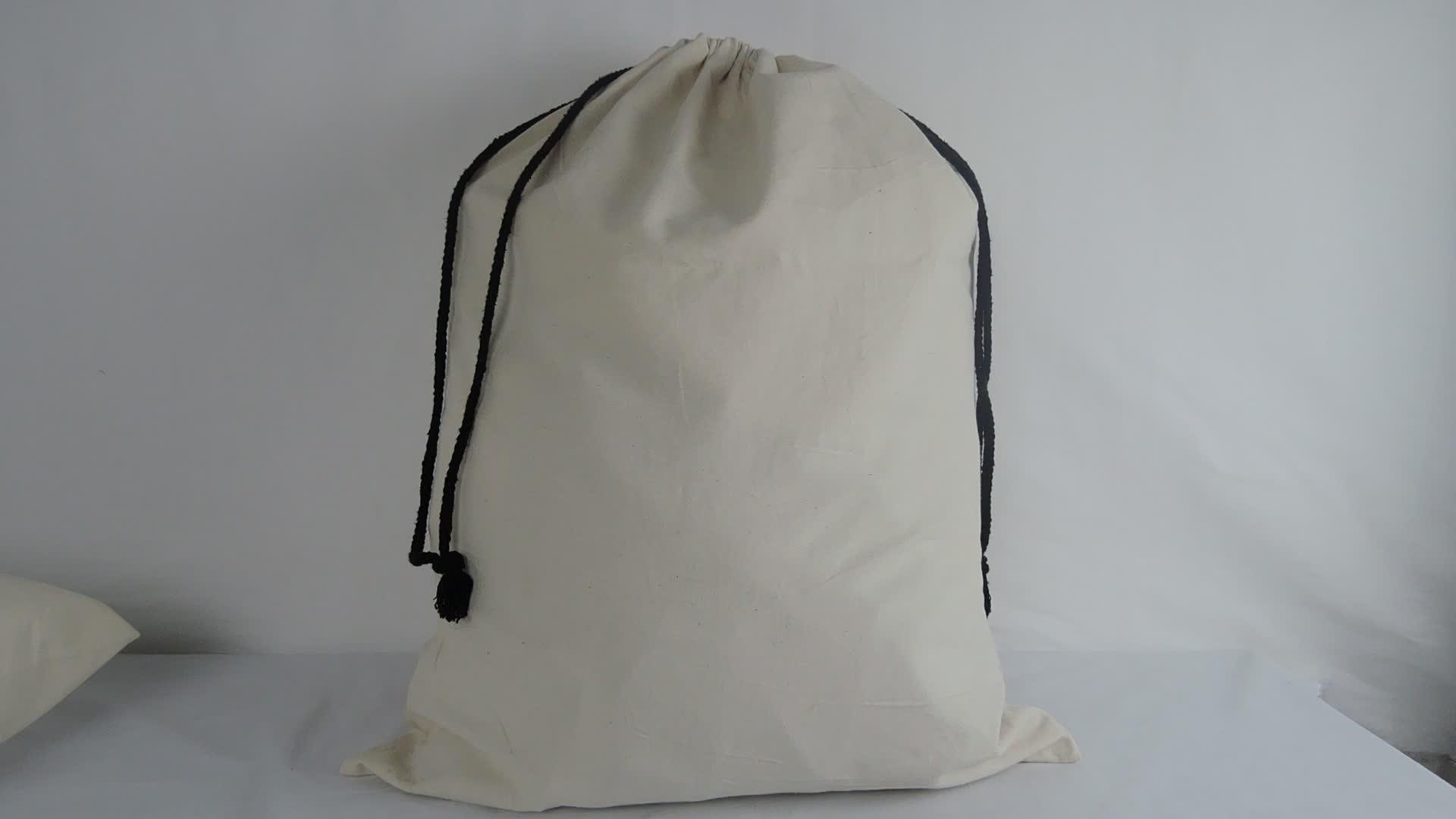 Wholesale 100% Cotton Eco Friendly Custom Muslin Cheap Drawstring Bags ...