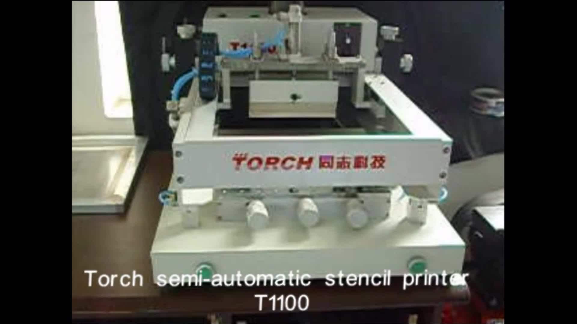 T1100 Semi-automatic Screen Printer Smt Stencil Printer Pcb Screen ...