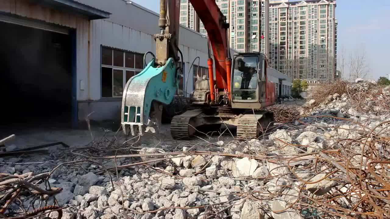 China Excavator Demolition Machine Concrete Crusher Hydraulic Rotating ...