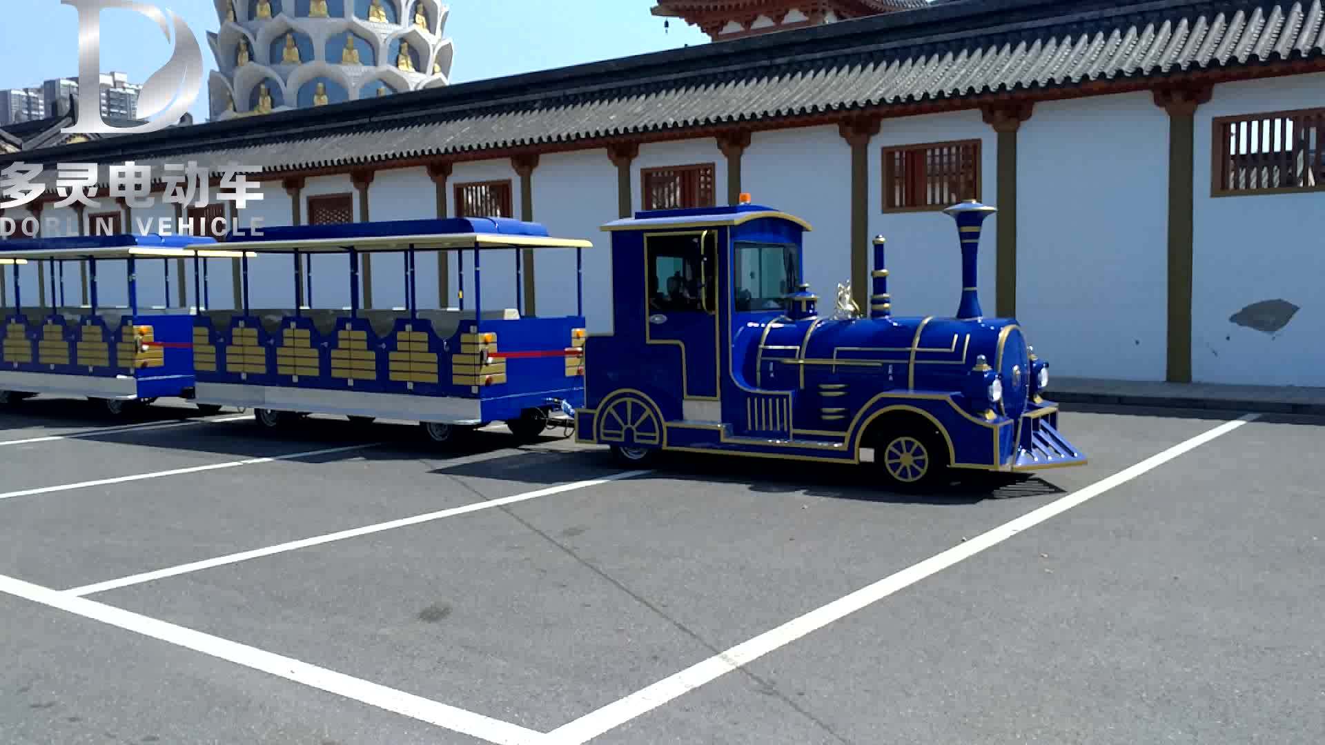 Hot Selling Amusement Park Equipment Trackless Sightseeing Train Ride ...