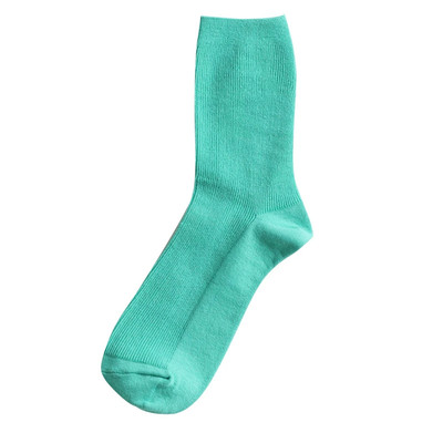 春夏款ksox东大门竖纹彩色中筒袜