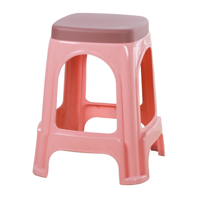 塑料凳子家用加厚卧室椅子书桌高凳餐桌登子经济型朔料方板凳47cm