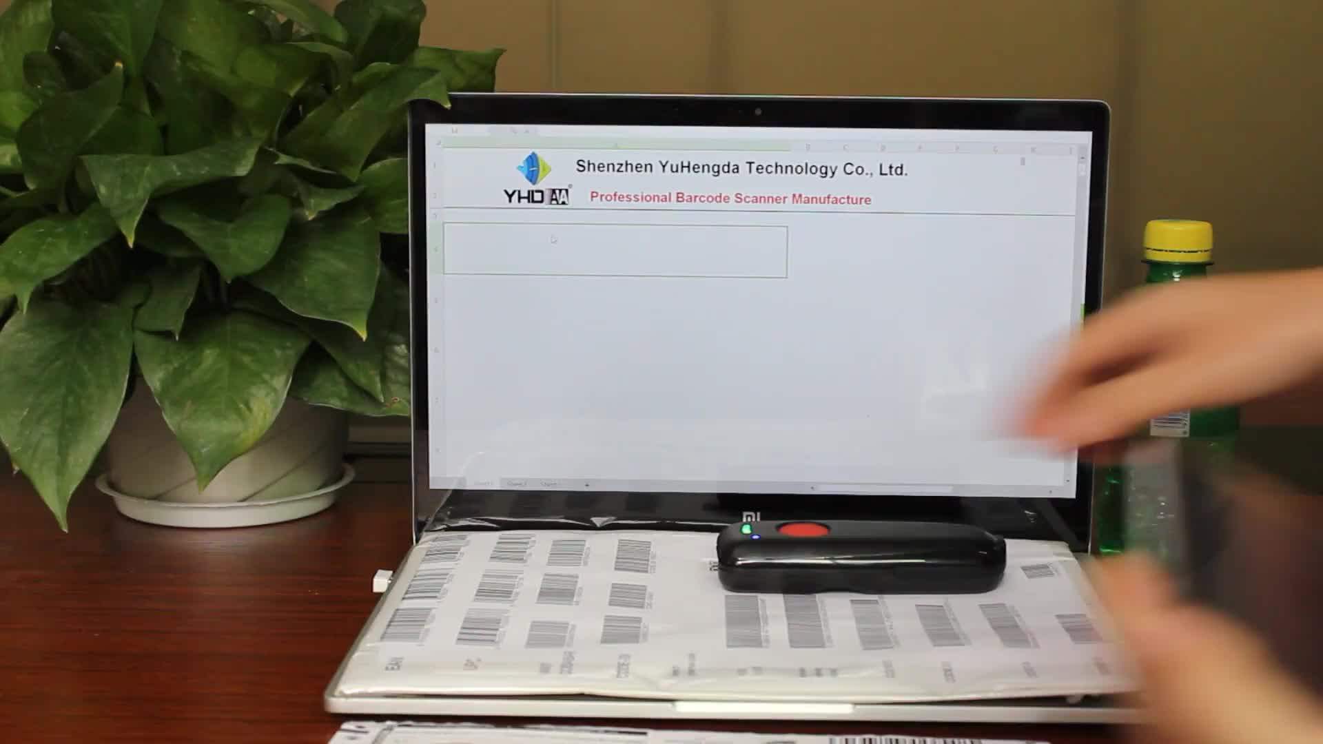 Portable Mini Ccd 1d Wireless Handheld Bt Barcode Scanner Barcode ...