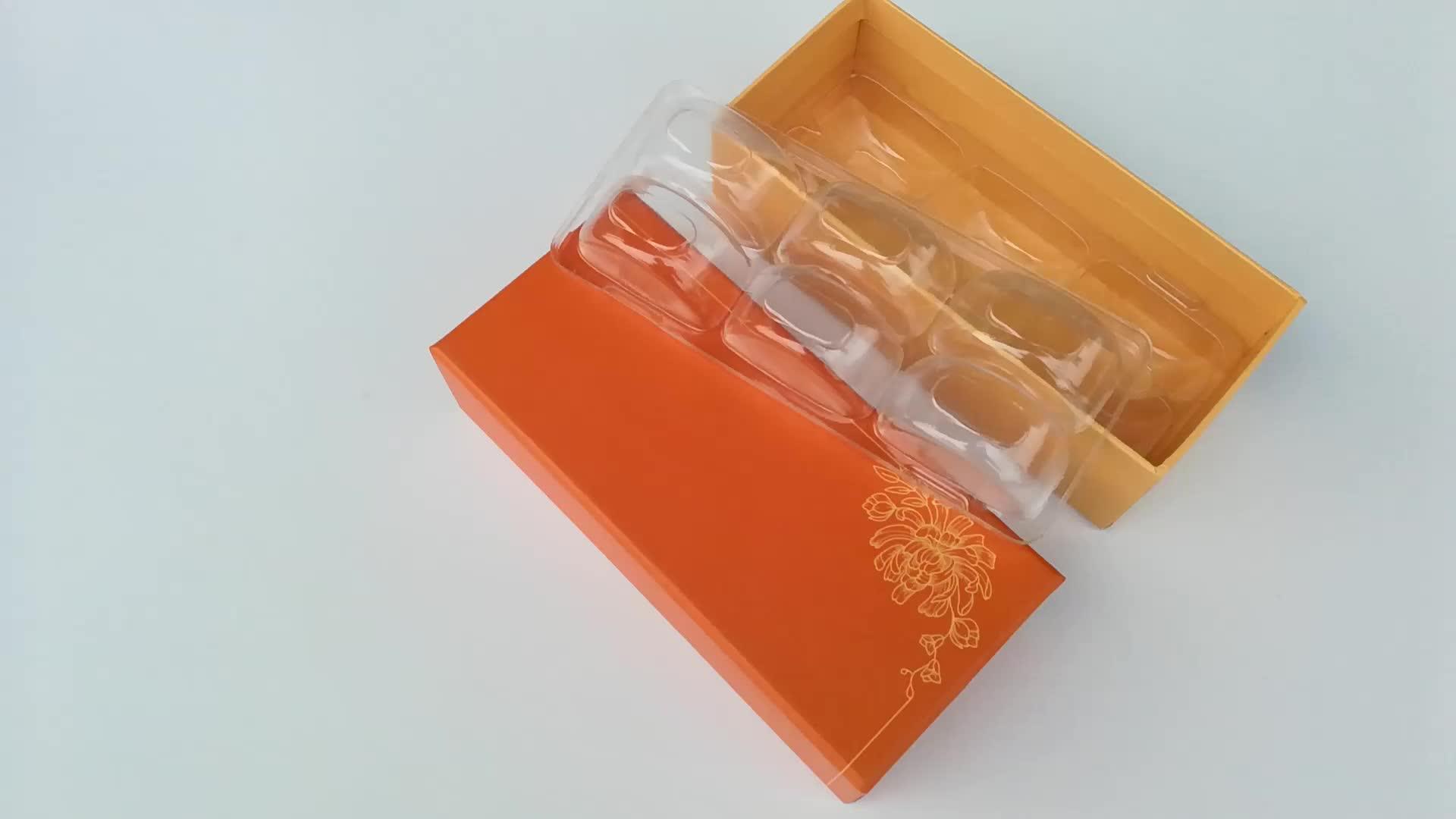 High Quality See Through Box Plastic Tray Insert Macaron Paper Gift ...