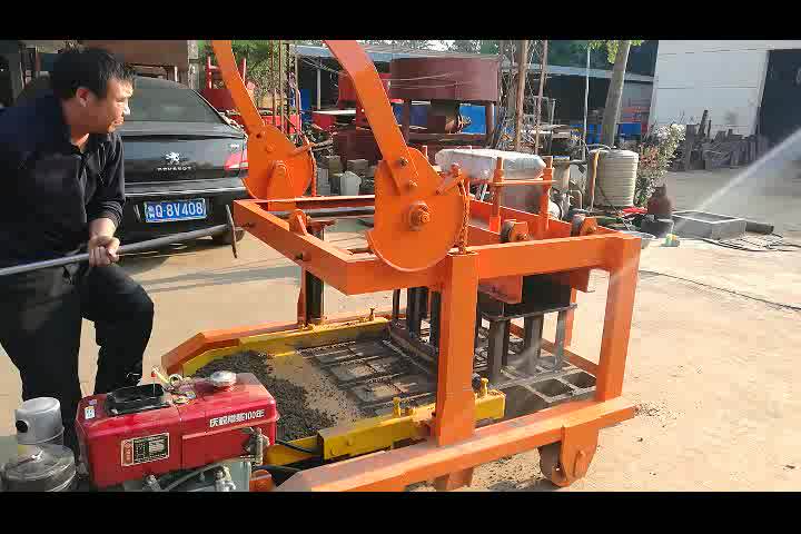 Qmy4-30 Adobe Cement Brick Laying Machines Brick Making Machine Cement ...