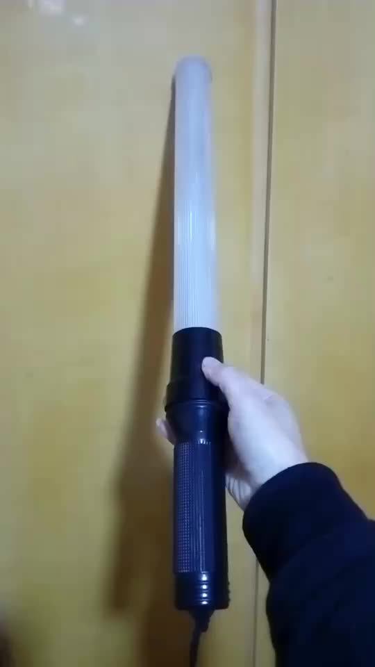 Road Safety Traffic Warning Torch Light Stick Rechargeable Led Flashing ...