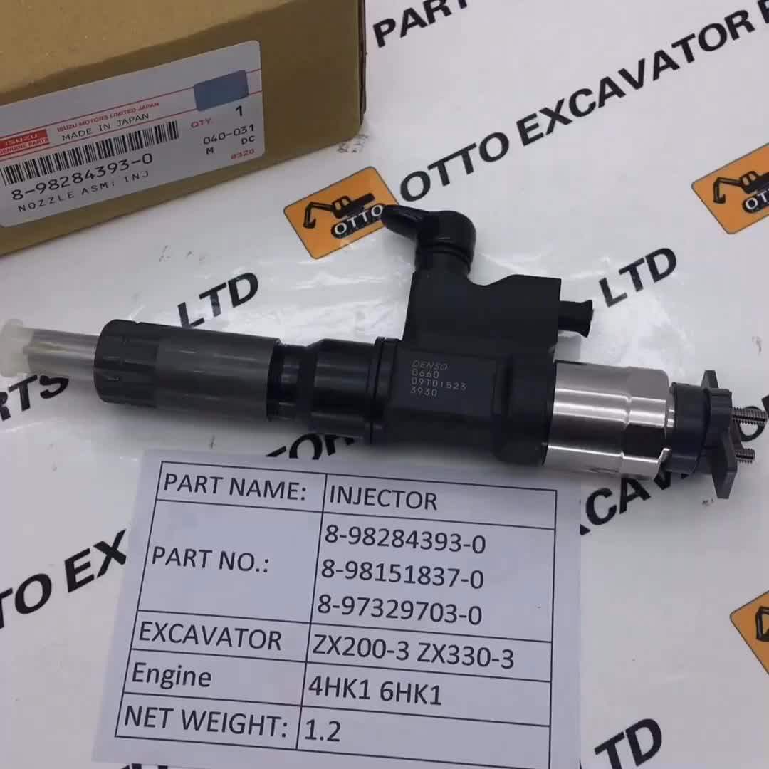 8-98284393-0 8982843930 898284-3930 4hk1 Injector For Zx200-3 - Buy ...