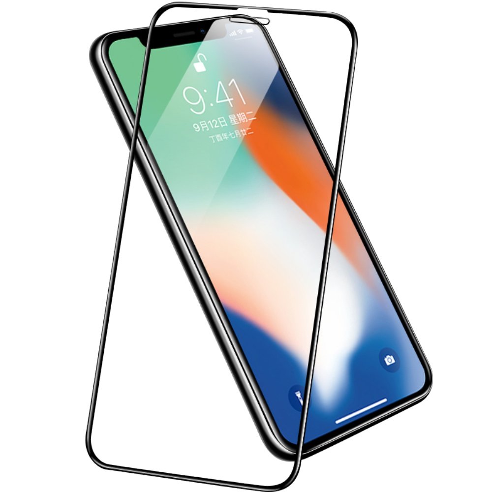 苹果X钢化膜iPhone11全包XR包边11promax全屏pro覆盖iPhoneX软边8x手机蓝光iPhonexr全面屏xmax黑边XSmax/XS_虎窝淘