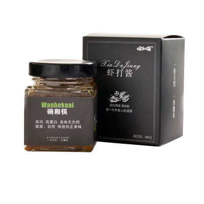 碗和筷海安虾打酱即食下饭调味鲜