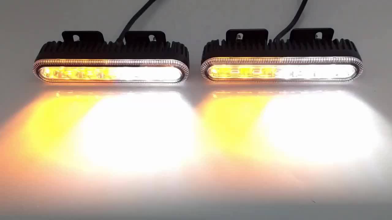 5.6"inch 18w Ece R65 Amber Red Blue White Led Strobe Warning Police ...