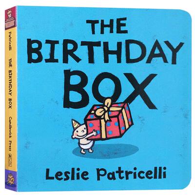 小毛孩英文原版绘本 The Birthday Box 一根毛 脏小孩 名家Leslie Patricelli 启蒙纸板书 幼儿行为习惯礼仪培养