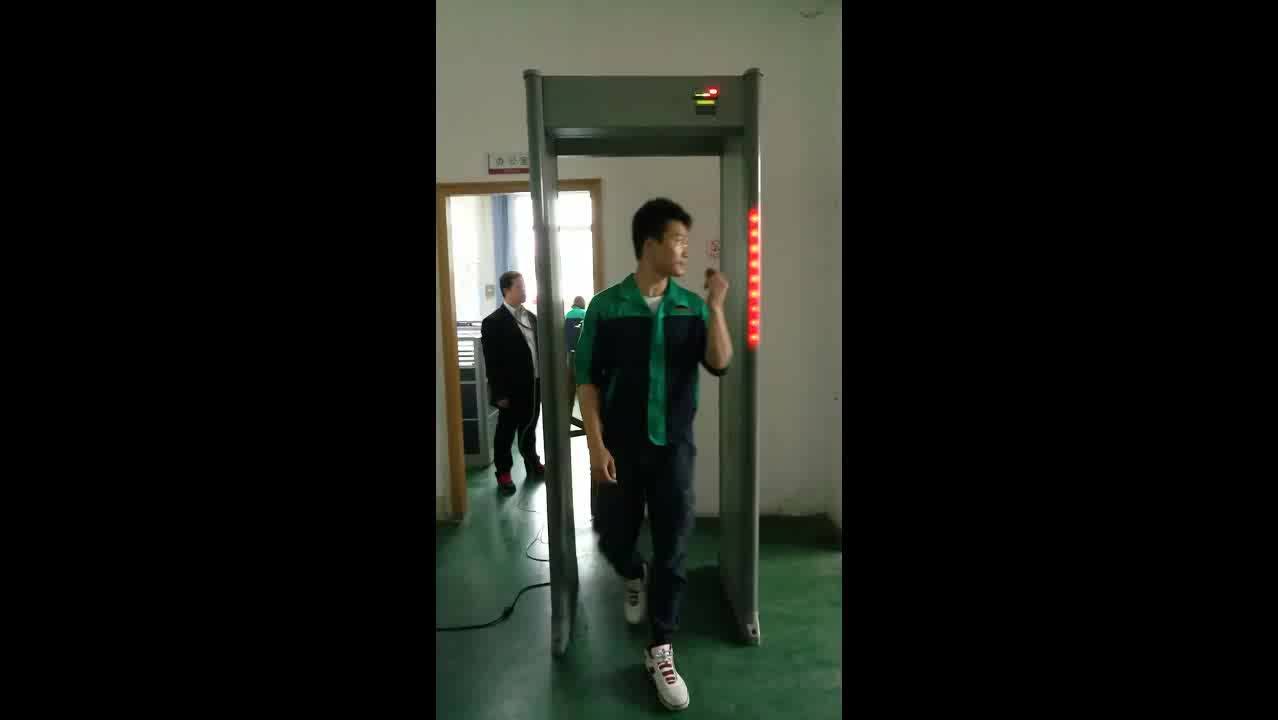 33 Zones Portable Door Usage Full Body Scanner Walk Through Metal ...