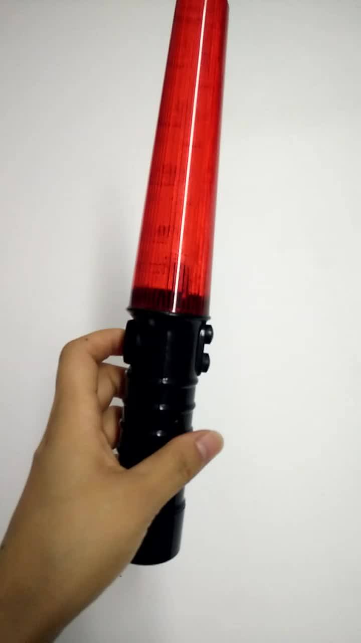 Battery Powered Marshalling Wands Led Plastic Police Traffic Baton ...