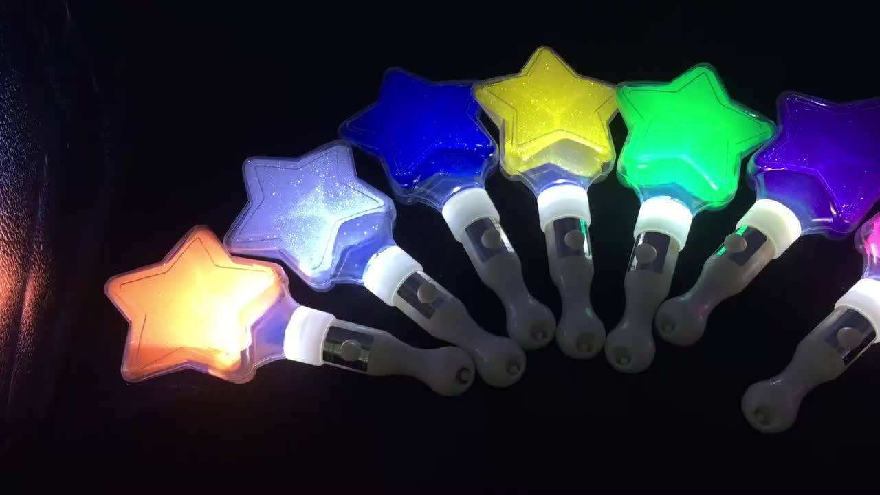 Hot Concert Product Led Star Shape Flashlight Stick Hot Sale Concert ...