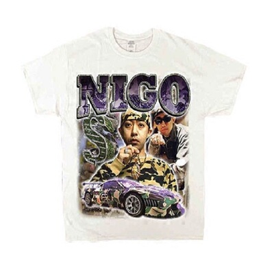 【Ohh】现货Homage Nigo Tees复古乐团T恤Band T嘻哈新说唱短袖