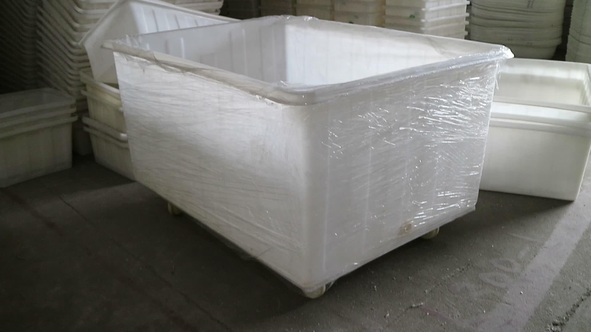 Manufacture Rotomold Food Grade Open Top Rectangular 1000 Litre Water ...