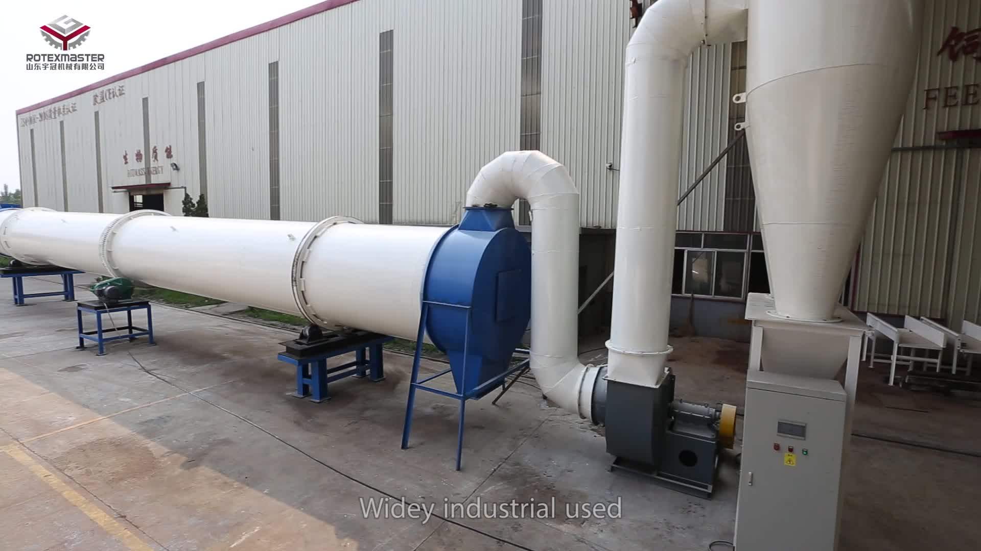 Industrial Widely Using Biomass Rotary Dryer With High Efficiency - Buy ...