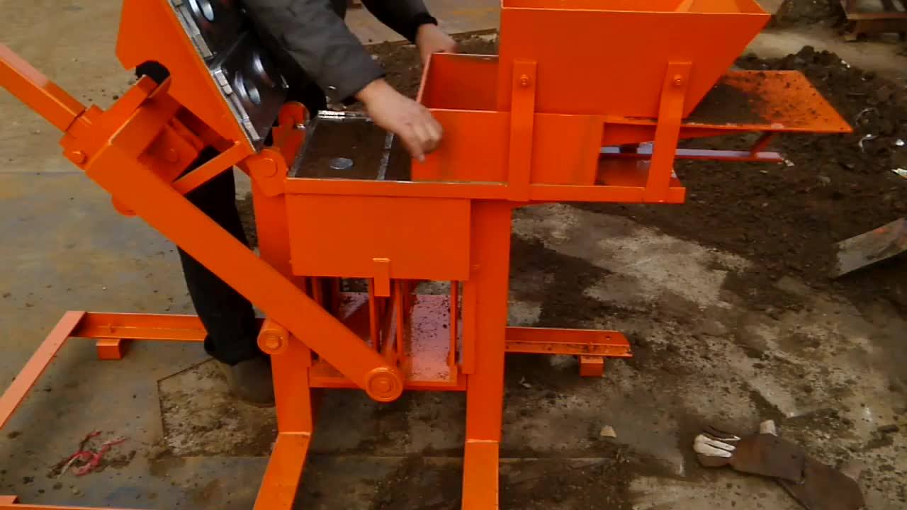 Qmr 2-40 Manual Hand Operated Clay Brick Press Making Machines ...