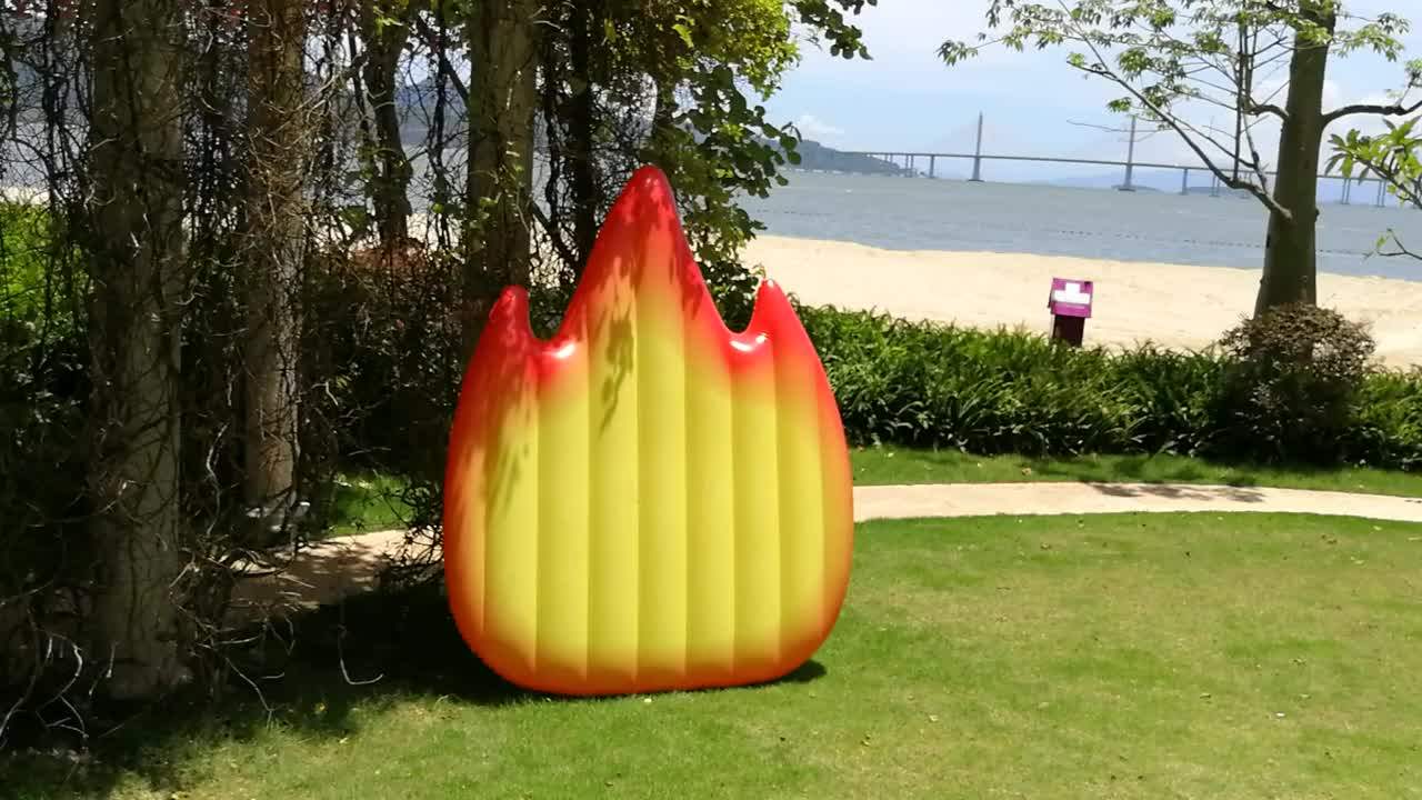 High Quality Inflatable Giant Fire Emoji Pool Float - Buy High Quality ...