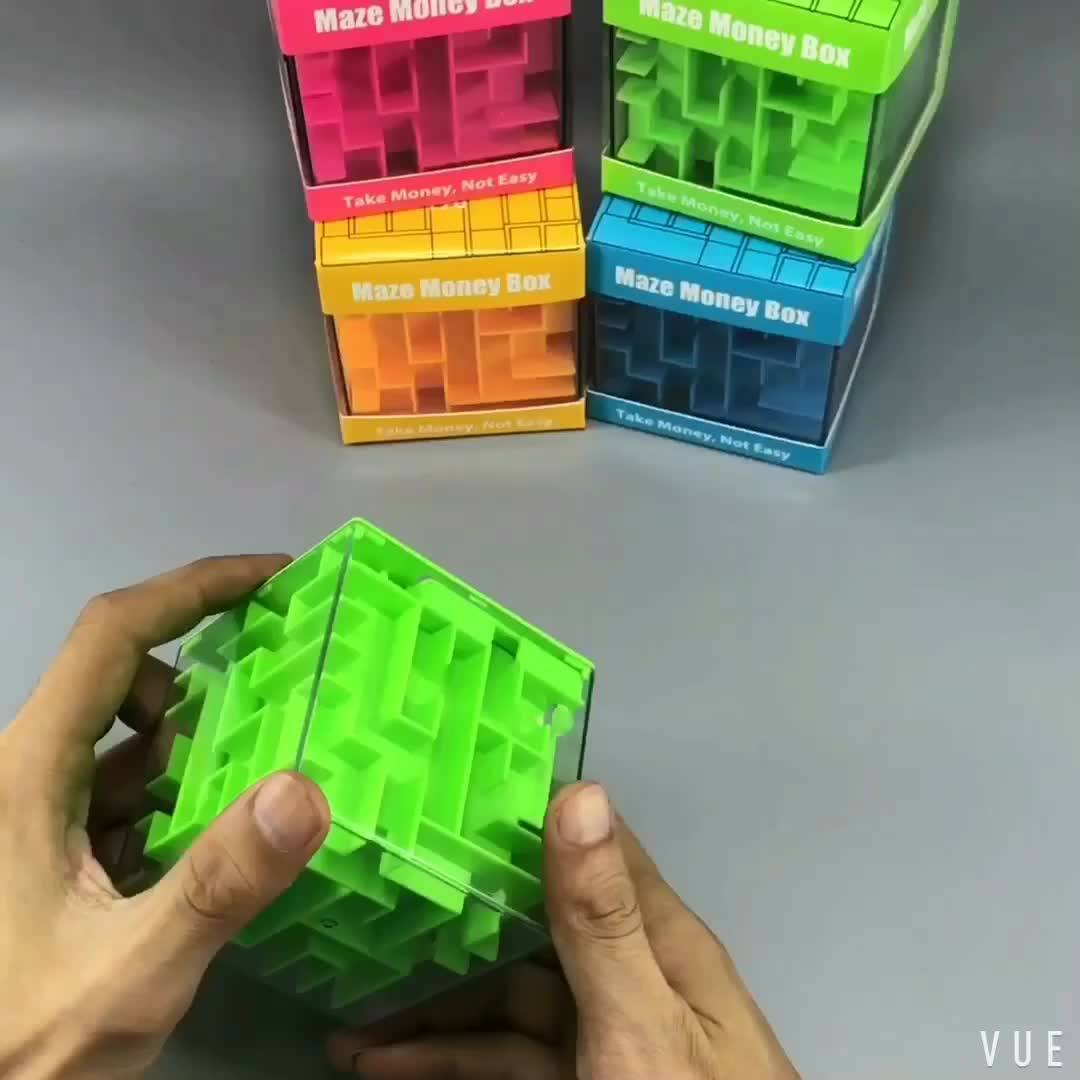 Hot Sale Children's 3d Maze Money Puzzle Box Brain Teasers Other ...