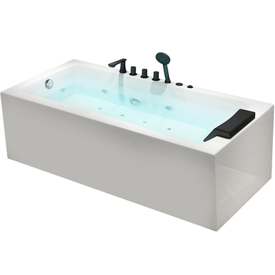 范尔德 亚克力浴缸家用 恒温智能加热浴池 冲浪按摩酒店浴盆