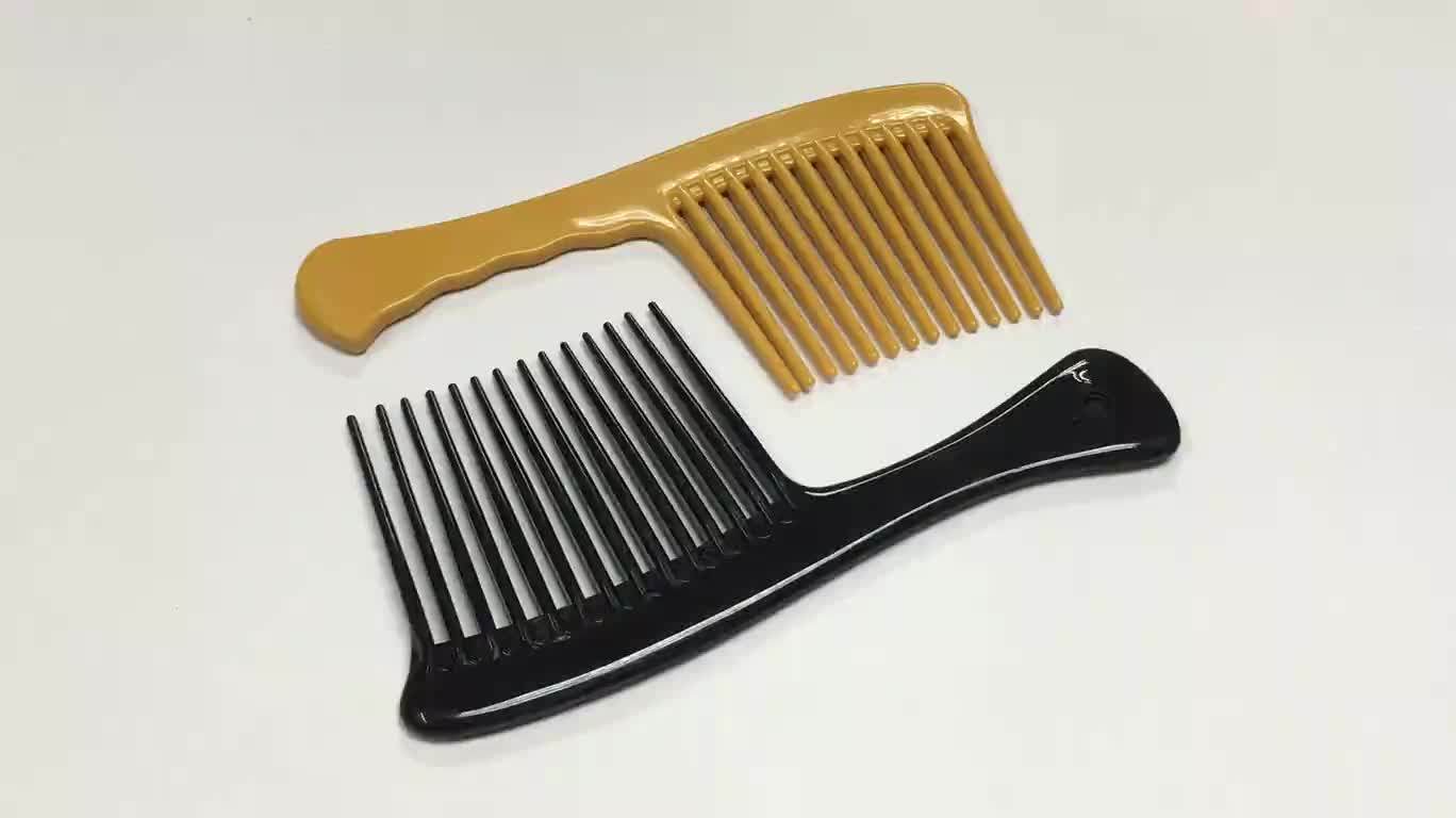 102x215 Mm Two Color Tones Dimpels Jumbo Big Hair Comb With Wide Tooth ...