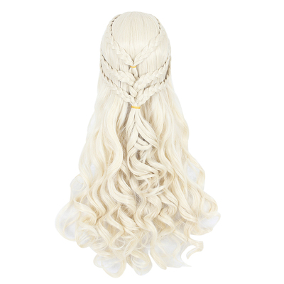 嗨coser权力的游戏冰与火之歌丹妮莉丝·坦格利安龙母cos假发344B