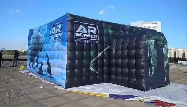 Inflatable Nightclub Tent Halloween Inflatable Haunted House Tent ...