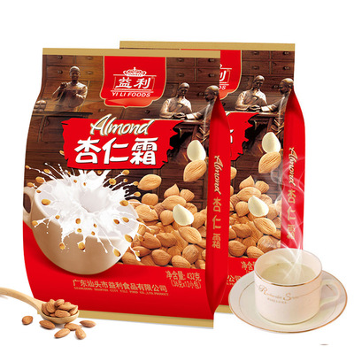 益利杏仁霜免煮即食营养早餐速溶杏仁露下午茶招待客人冲饮432g