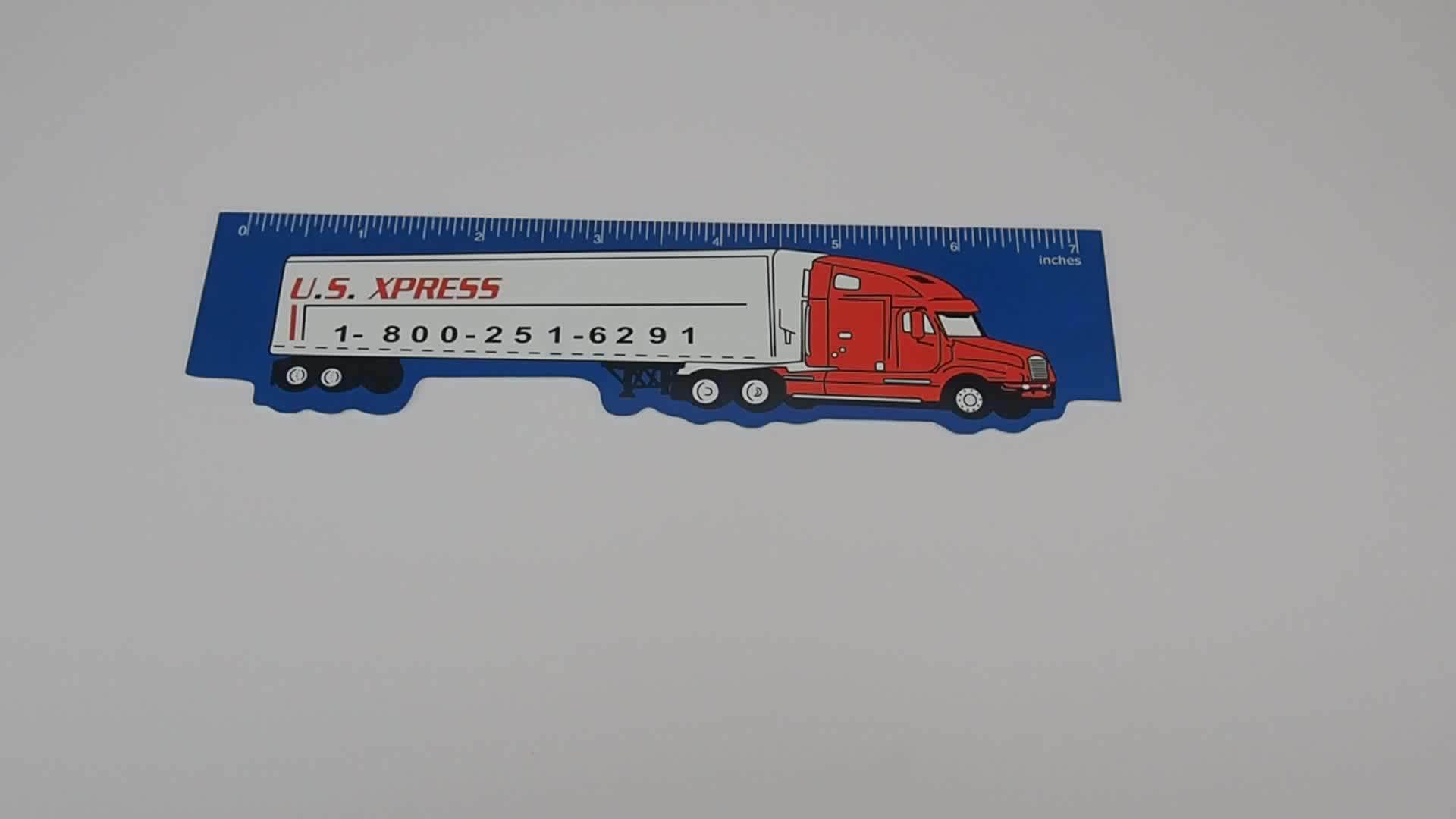 Promotional Plastic Customized Shape Truck Shape Ruler - Buy Truck ...