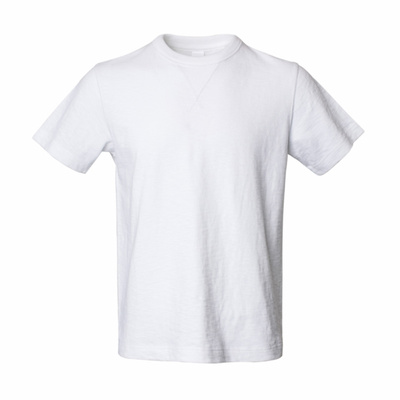 咔叽复古全棉竹节纱补强短袖