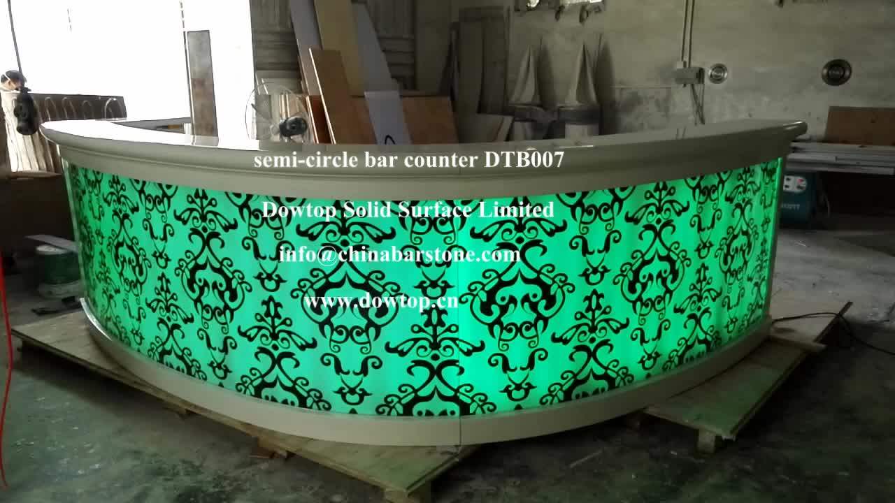 Customized Size Acrylic Solid Surface Restaurant Nightclub Wine Bar ...