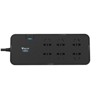 抗电涌过载保护双USB插线板