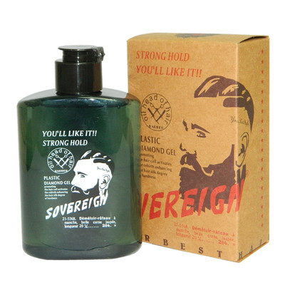 定型啫喱水碎发整理复古油头