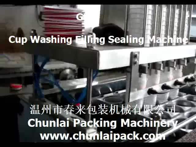 Automatic Water Cup Washing Filling And Sealing Machine - Buy Cup ...