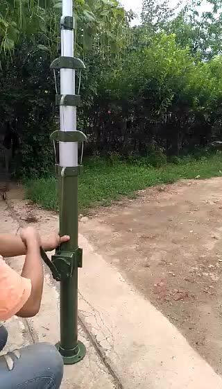 Antenna Radio Communication Locking Mechanisms Manual Lift Telescopic ...