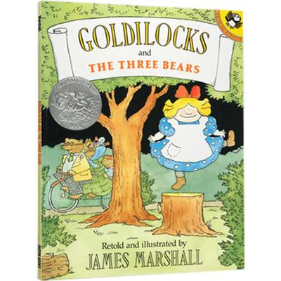 送音频英文原版Goldilocks and the Three Bears金发姑娘和三只小熊凯迪克银奖吴敏兰绘本3-8岁推荐书单睡前幼儿童英语故事书