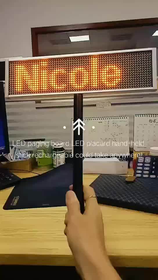 High Brightness Led Placard Usb Computer Programmable Scrolling Message ...