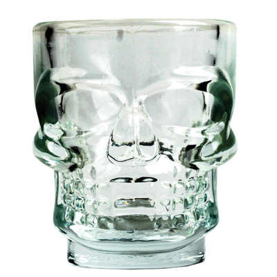 美国只装头骨骷髅威士忌烈酒杯