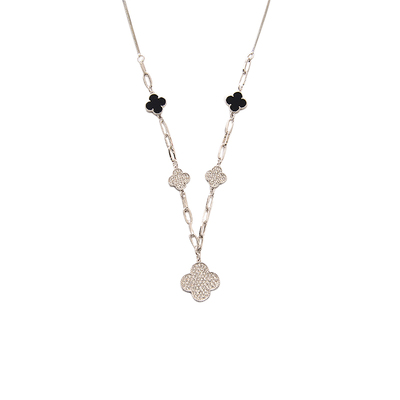 防过敏不掉色韩国时尚女四叶草