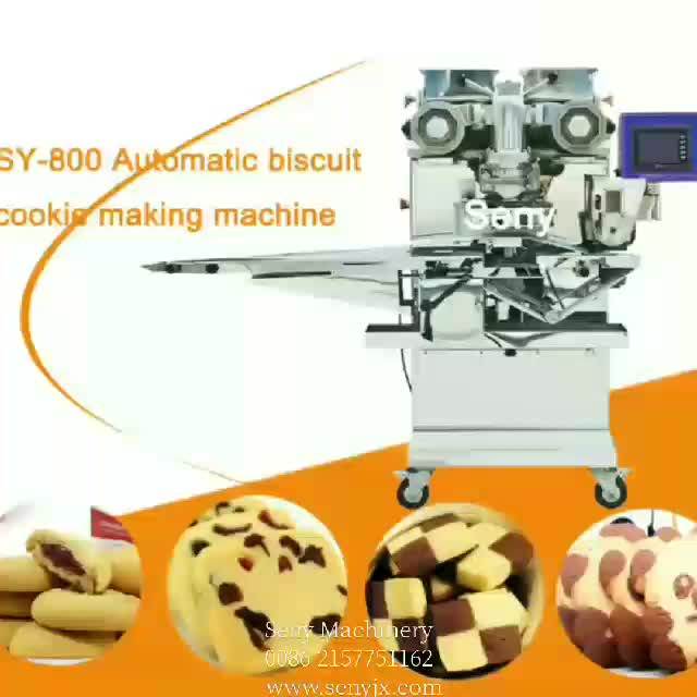 Commercial Chocolate Cookies Encrusting Machine With Filling - Buy ...