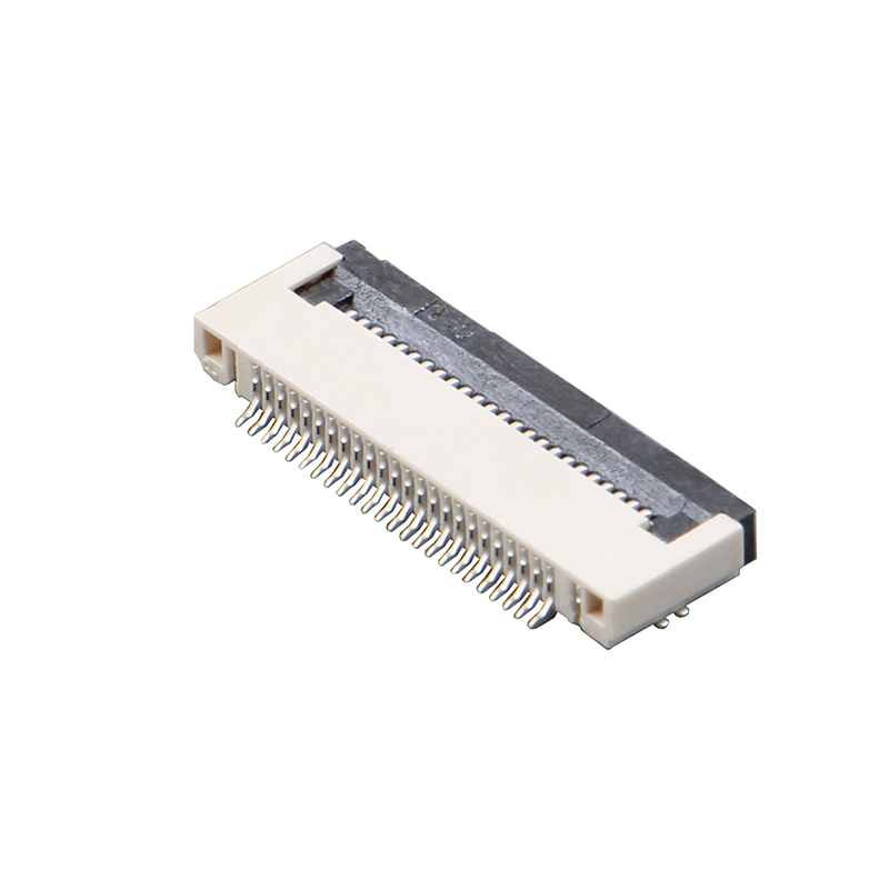FPC/FFC扁平连接器0.5MM翻盖式下接8/10/20/40/60P/FPC软排线插座_虎窝淘