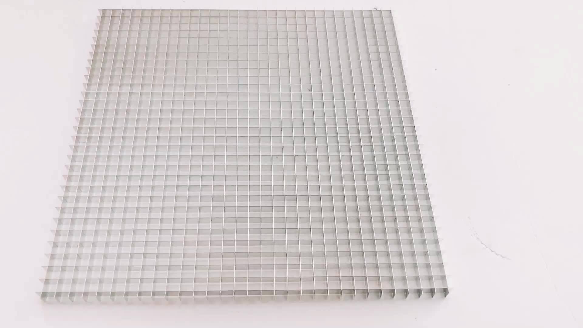 Hvac Aluminium Egg Crate Sheet In Different Size With Mill Finish Or ...