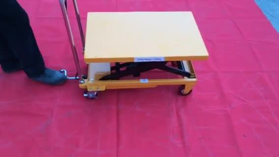 Hydraulic Llift Platform Hand Operated Scissor Manual Lift Tables - Buy ...