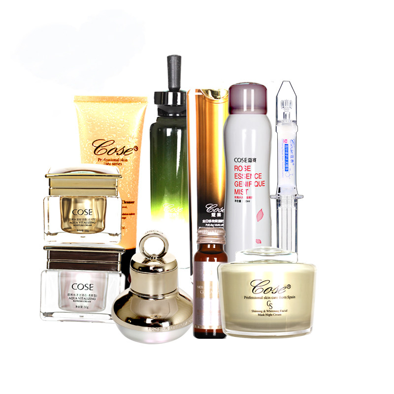 COSE蔻赛护肤品套装正品口红喷雾眼霜晚霜晶露水光针安瓶面膜气垫_虎窝淘