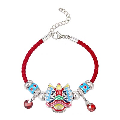 旭平醒狮踏歌民族风女耳环手链