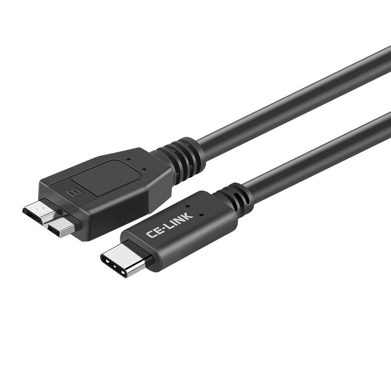 CE-LINK USB3.1 type-c转micro usb3.0数据线Mac连接移动硬盘盒线_虎窝淘