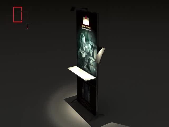 Portable Standard Modular Exhibit With Tv 10x20ft Aluminum Frame ...